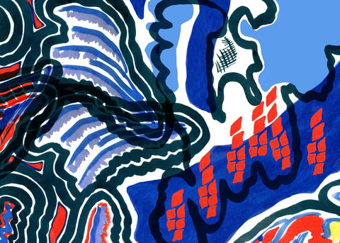 London Graffiti Triptych 1 by Andra Eggleston | Reed Smythe & Company